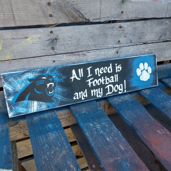 Etsy Artist | Other | Hand Made And Painted Panthers Sign | Poshmark